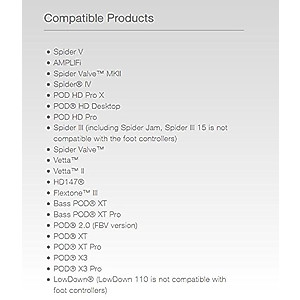 Line 6 FBV Express MkII 4-button Foot Controller