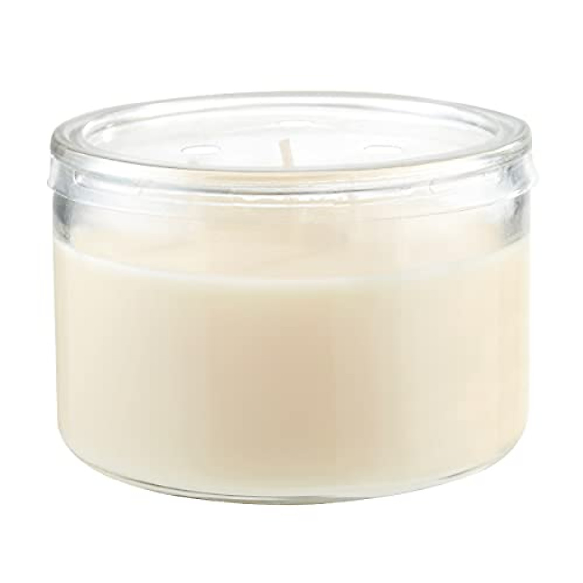 Candle-lite Scented Candles, Creamy Vanilla Swirl Fragrance, One 10 oz. Three Wick Aromatherapy Candle with 20-40 Hours of Burn Time, Off-White Color