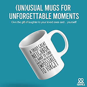 A Truly Great Neighbor Is Hard To Find Difficult To Part With Impossible To Forget Farewell Moving Away Goodbye Housewarming Welcome From Neighborhood Friends Ceramic Coffee Mug Gift 11oz White