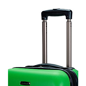 Rockland Melbourne Hardside Expandable Spinner Wheel Luggage, Green, Carry-On 20-Inch