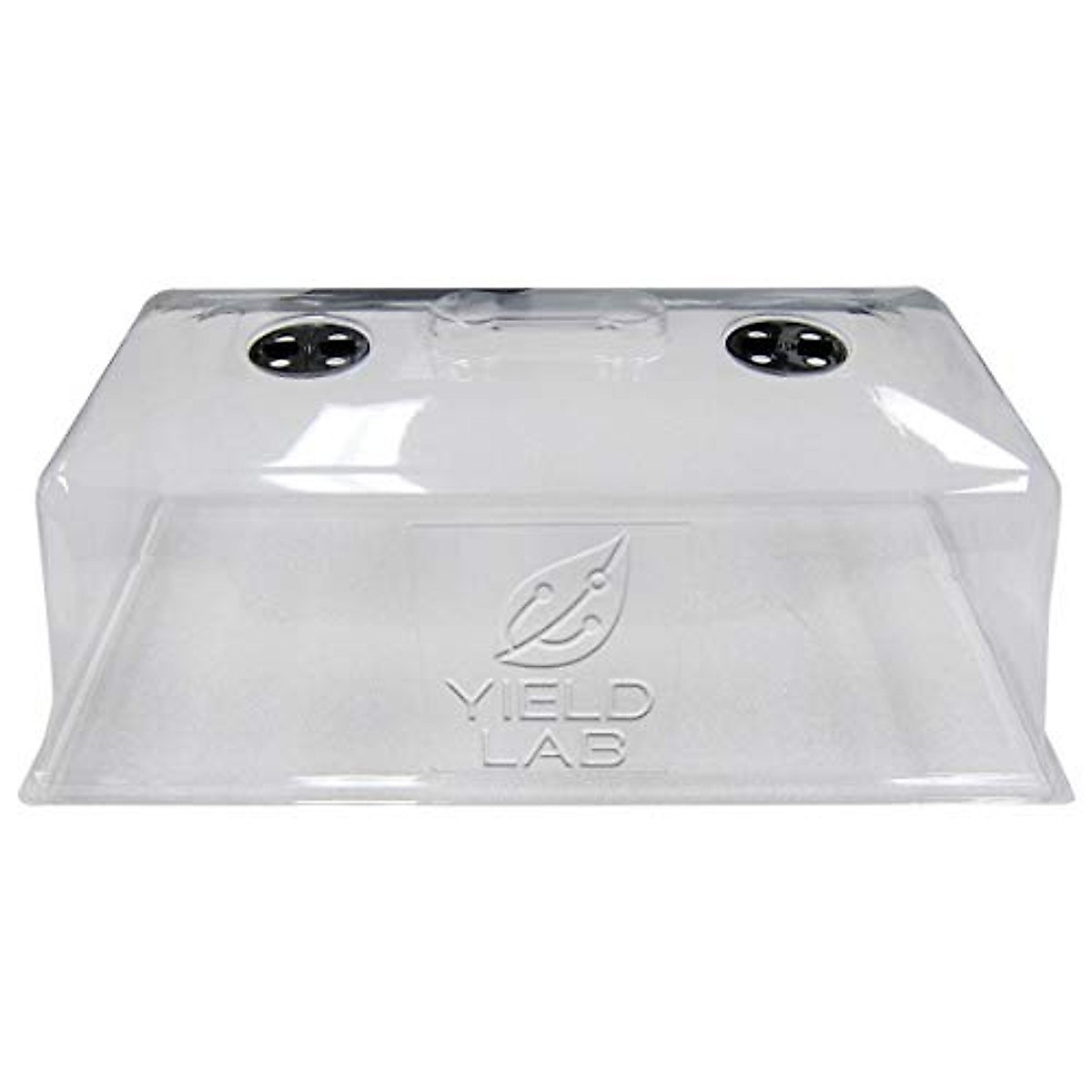Yield Lab 10 x 20 Inch Black Plastic Propagation Tray – Hydroponic, Aeroponic, Horticulture Growing Equipment (10, Dome and Tray)