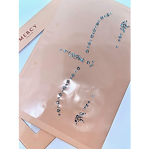 Gwen Silver Bindis ✮ MERCY LONDON Crystal Indian Bindi Face Jewels Gold Silver Bridal