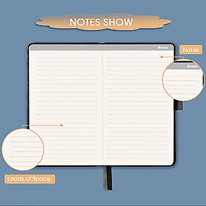 2023-2026 Pocket Planner - Monthly Pocket Planner (36-Month) with 60 Notes Pages, Jul. 2023 - Jun. 2026, 6.2" x 4", 3 Year Monthly Planner with Contacts, Holidays and Pen Holder, Back Pocket with Thick Paper - Black