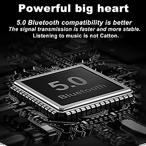 Wireless Earbuds,Bluetooth 5.2 Touch Control Built in Mic Ear Buds Noise Cancelling Air Buds Headphones with 48Hrs Charging Case Waterproof Deep Bass Headset for iPhone Samsung Android in-Ear Earbuds