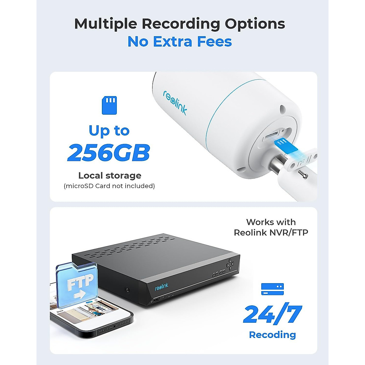 REOLINK Dual View PoE Camera - IP Security Camera System with 1x 4K Wide-Angle Lens and 1x 3MP Telephoto Lens for A Close-up, AI Detection, Color Night Vision, Two-Way Talk, RLC-81MA