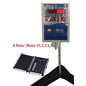 VTSYIQI Rotational Viscometer Viscosity Meter Rotary Visometer With Measuring Device 110V For All Kinds Of Fluid Viscosity Measurement
