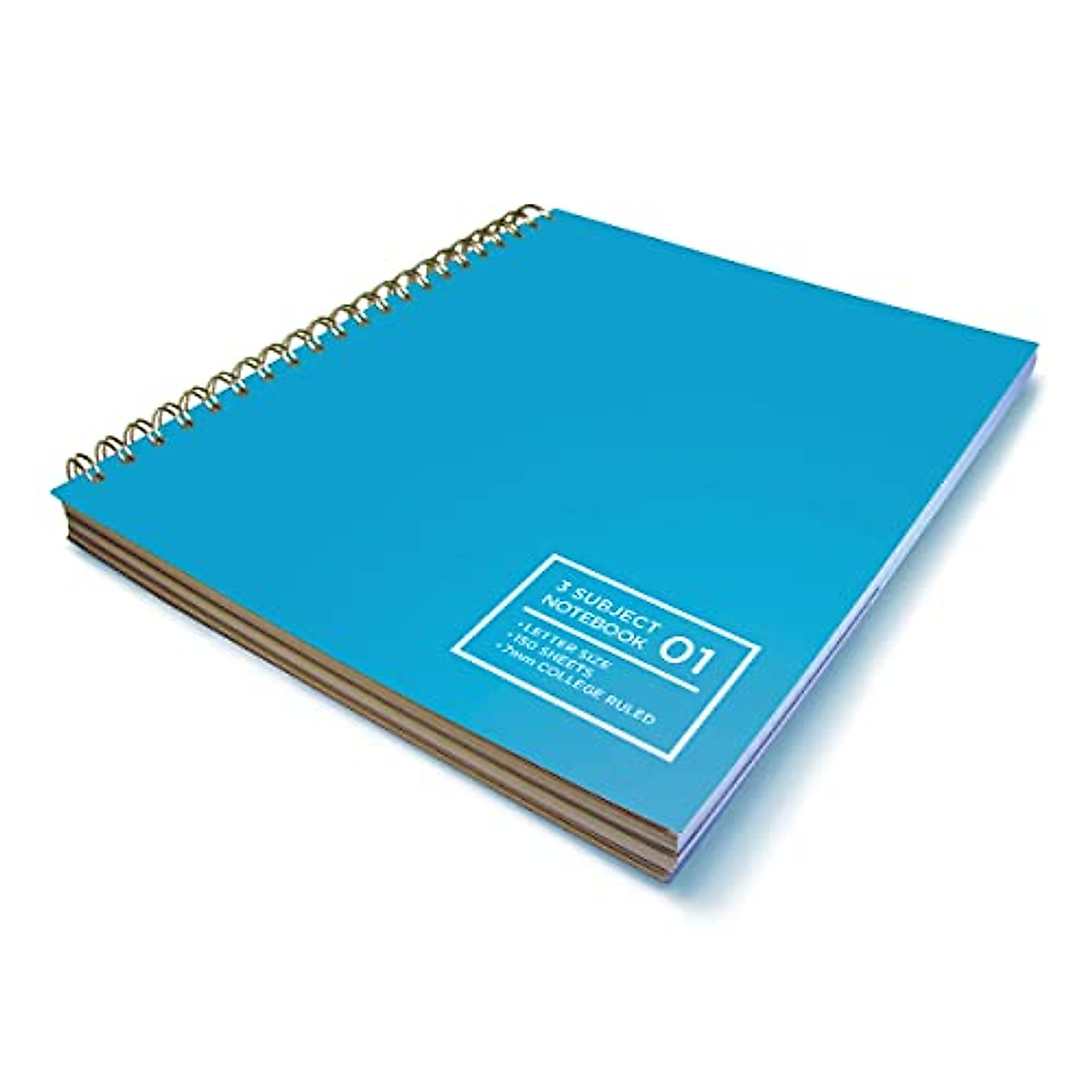 Livescribe 8.5 x 11 3-Subject Notebook #1, Blue