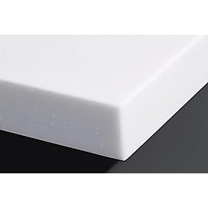 GW FURNITURE Modern Space Grey Reception Desk (71 inch) with Quartz Stone Counter TOP