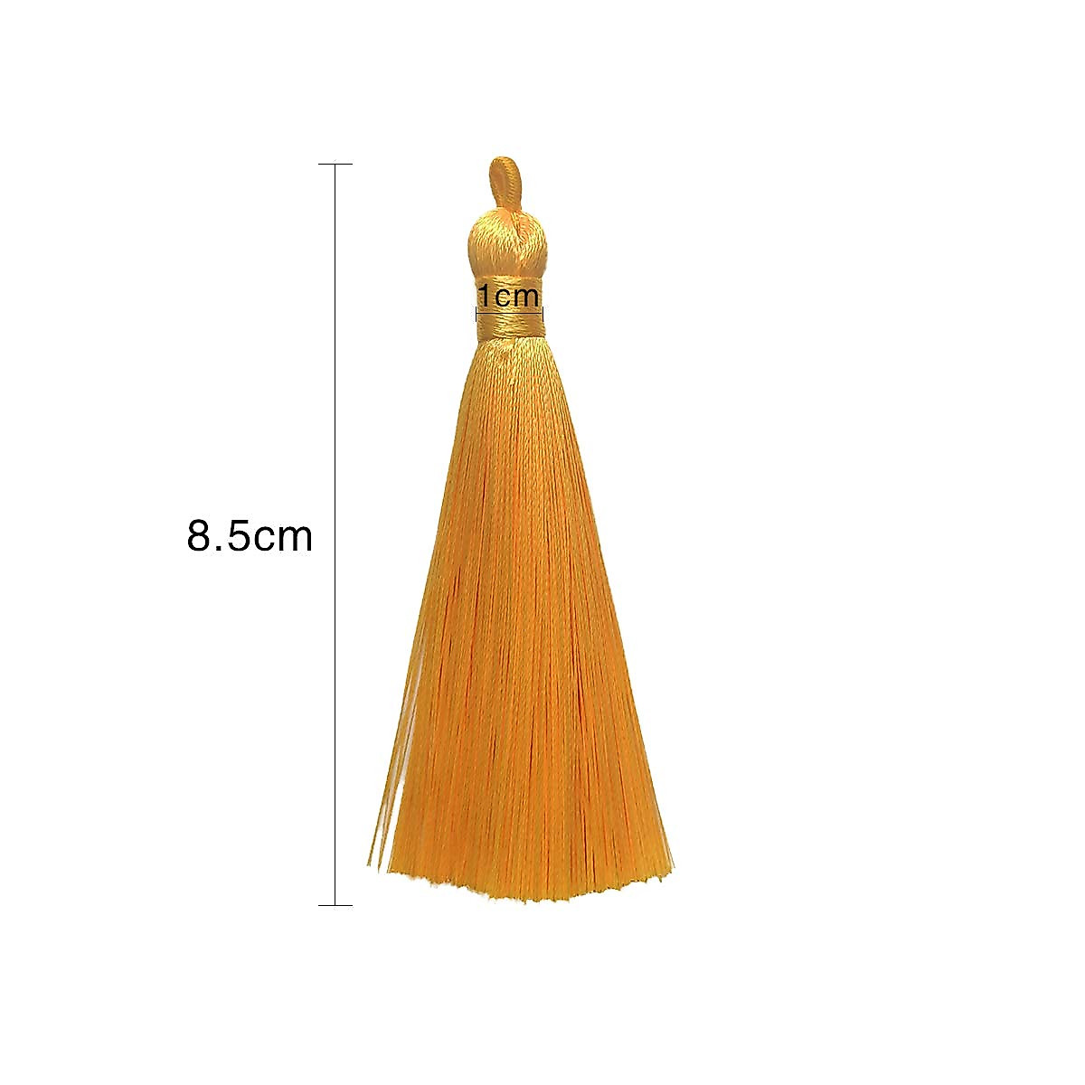 Gnognauq 40pcs Tassels Mixed 20 Colors Soft Imitation Silk Tassels for Earring Jewelry Making, DIY Craft Projects, Bookmarks