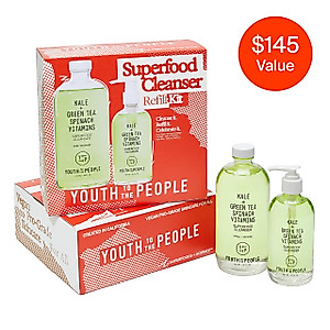 Youth To The People Superfood Cleanser Refill Kit - 8oz Pump Bottle + 16oz Refill