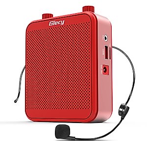 Giecy Portable 30W Voice Amplifiers -Red