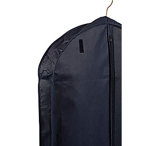 Tuva Breathable Fur Coat & Suit/Dress Garment Bag, 60" Black, with Handles Tuva Inc.