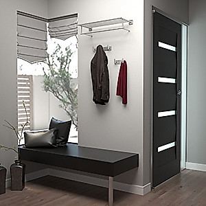 Gatco 1283SN Elevate All Modern Décor Hook, Double, Satin Nickel