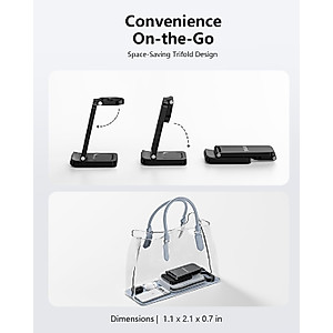 Intoval 3-in-1 Pixel Watch 1 Charger, Portable Wireless Charging Station for Google Pixel Watch 1, Pixel 8/8 Pro, Folding Charging Stand for Google Pixel Watch 1 gen (G3, Black)