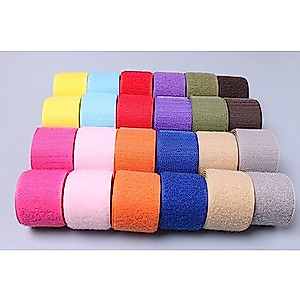 velcro,velcro tape self adhesive, Sewing Velcro,Sew On Hook And Loop Strip Tape,Color Velcro,Non-Adhesive Nylon Fabric Fastener,for Sewing Indoor Outdoor On DIY Cloth Shoe Curtain Bag Sport Gears,4cm*