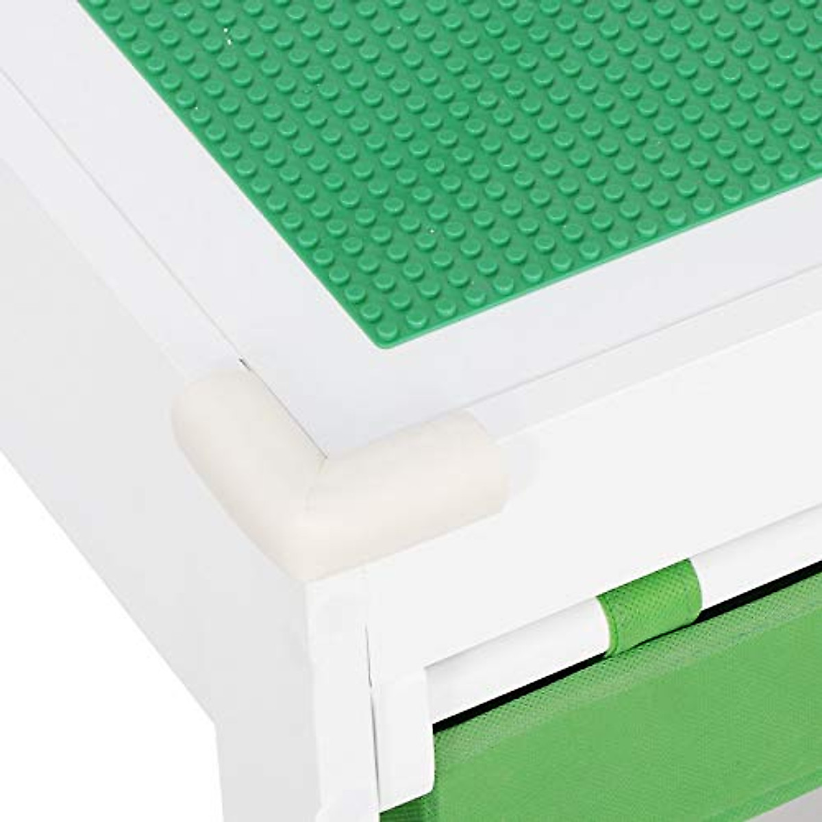 4-in-1 Game and Construction Table Set for Indoor Activities and Outdoor Water Play Storage