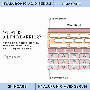 Hyaluronic Acid Serum for Skin 100% Pure Anti Aging Serum Intense Hydration Moisture Non greasy Paraben free Hyaluronic Acid for Your Face Pro Formula 2 oz