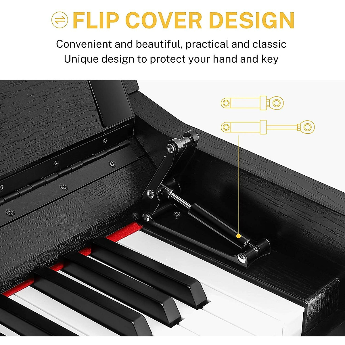 Donner DDP-90 Digital Piano + Donner Duet Piano Bench