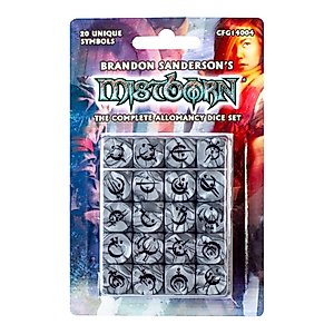 Crafty Games Mistborn Allomancy Dice Set Fantasy Role-Playing Accessory, Ages 13+