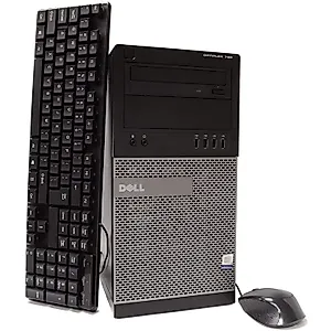Dell Optiplex 790/990 Tower Desktop Computer (Intel Core i5-2400 3.1GHz,8GB DDR3 RAM,120G SSD+3TB HDD,DVD-ROM,USB WIFI,Windows 10 Pro 64-Bit) (Renewed)