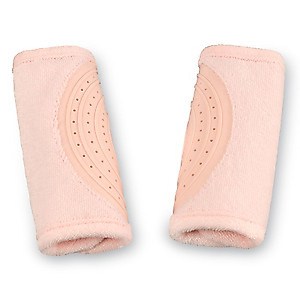 Travel Bug Baby 2 Piece Car Seat Strap Cover Teether Set (Pink)