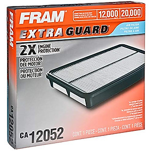FRAM Extra Guard Engine Air Filter Replacement, Easy Install w/ Advanced Engine Protection and Optimal Performance, CA12052 for Select Honda Vehicles