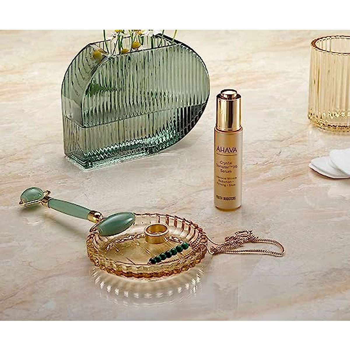 AHAVA Crystal Osmoter X6 Serum - Revolutionary Youth Booster & Intense Wrinkle Reduction, Enhances Youthful Glow & Firming, Enriched with Exclusive Blend of Dead Sea Osmoter & Jojoba Oil, 1 Fl.Oz