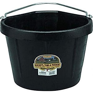 Miller CO Rubber Corner Bucket, 5 Gallon, Black