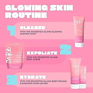 Cake Beauty Desserted Island Glowing Shower Wash (Froth), 7 Ounce