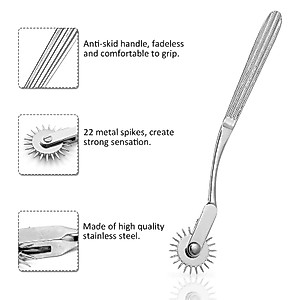 Wartenburg Neuro Pinwheel Stainless Steel Diagnostic Instrument Pinwheel Pin Wheel Gear Roller Rolling for Testing Nerve Sensitivity. 1 Round