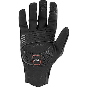 Castelli Men's Winter Lightness 2 Cycling Gloves - Lightweight Padded Bike Gloves for Cold Weather - Black, Medium