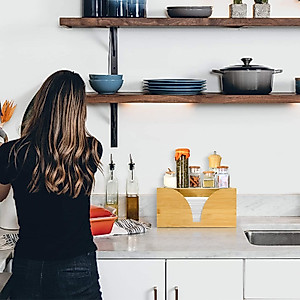 Paper Towel Dispenser, Folded Paper Towel Holder with Lid, Commercial C-Fold, Z-Fold, Trifold Hand Paper Towel Holder Dispenser for Bathroom and Kitchen, Wall Mount or Countertop for Multifold