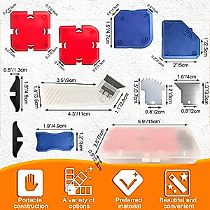 Silicone Profiling Kit7,Silicone Caulking Tools,Professional Caulking Tool Kit with Sealant Finishing Tools and Caulk Removal Tools