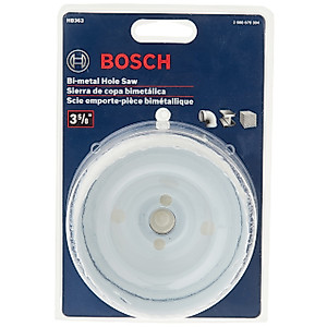 BOSCH HB363 3-5/8 In. Bi-Metal Hole Saw, Silver