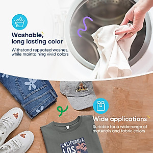 SIIHENRRY Premium DTF Transfer Film: A4 (8.3" x 11.7") 15 Sheets Matte PET Heat Transfer Paper for All DTF&DTG Printer Direct Print On T Shirts Textile