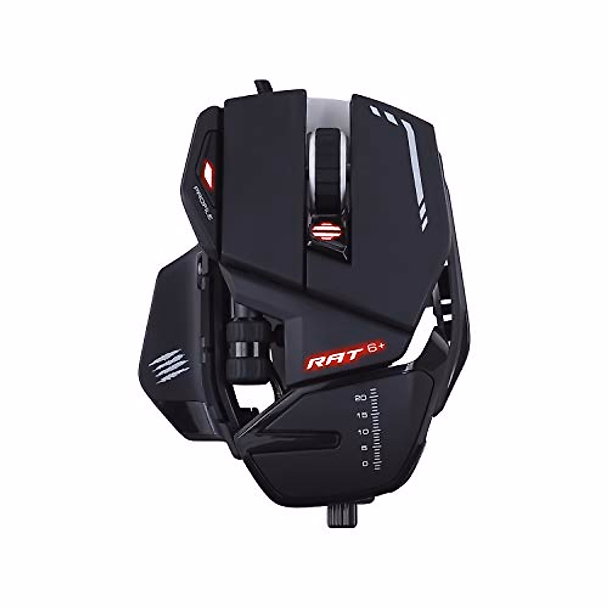 Mad Catz The Authentic R.A.T. 6+ Optical Gaming Mouse, Black