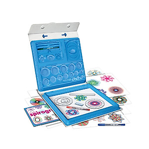 GRANDI GIOCHI The Original Spirograph - Deluxe Set - Arts and Crafts - Kids Aged 8 Years and Up - Gift for Boy or Girl