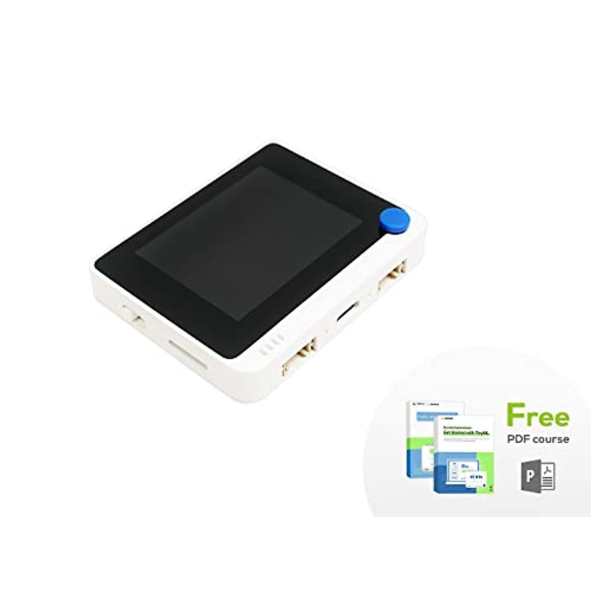 Seeed Studio Wio Terminal ATSAMD51 Core with Realtek RTL8720DN BLE5.0 Dev Board, Wireless Microcontroller Python Terminal Device Compatible with Raspberry Pi for Arduino, Micropython, and TinyML.