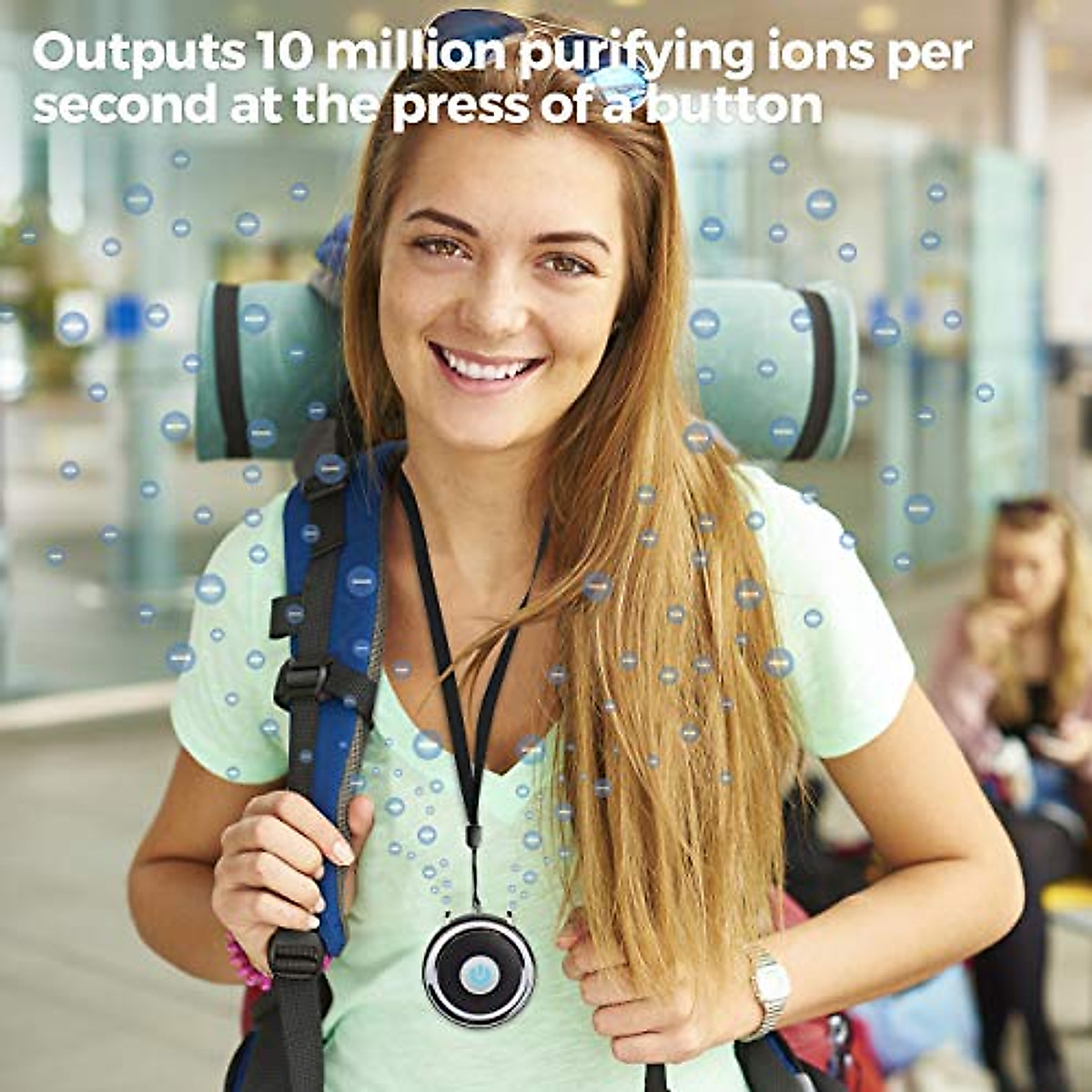 Travelon Personal Air Purifier, Black