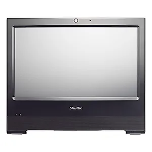 Shuttle XPC AIO X50V8 Black Embedded Intel Celeron 5205U All-in-One Barebone PC, Fanless, IP54 Certified, VESA Compatible, No RAM, No HDD/SSD, No OS