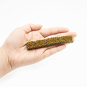 12 Pcs Miniature Shrub Strips Static Shrub Vegetation Groups Bush Model Static Scenery Model Aritificial Plants for DIY Architecture Building Model Railway Train Diorama Garden Scenery Landscape