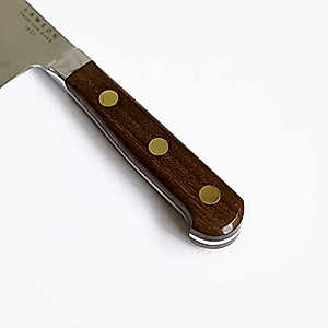 LamsonSharp 5-Inch Forged Kullenschliff Santoku Knife