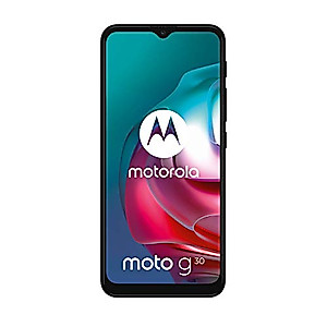 Moto G30 (128GB, 6GB) 6.5" Dual SIM GSM Unlocked 4G LTE, International Model XT2129-2 (Dark Pearl)
