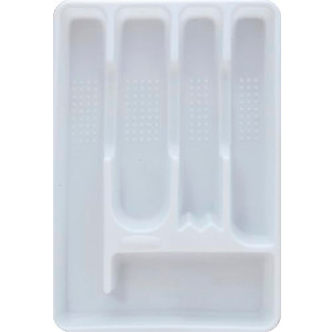 Rubbermaid Cutlery Tray, Small, White
