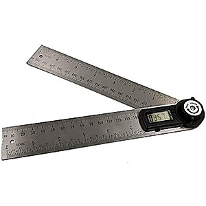 Display Angle Ruler Stainless Steel Electronic Angle Ruler Multifunctional 360 Degree Woodworking Construction Repair