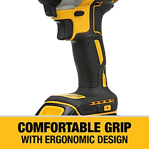 DEWALT 20V MAX Impact Driver, 1/4 Inch, Battery and Charger Included (DCF787D1)