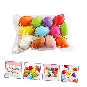 NOLITOY DIY Egg 24pcs Easter Eggs Blind Bag Toys Artificiales Para DIY Gift Artificial Egg DIY Drawing Egg Easter Eggs Surprise Toys Decor Egg Ornament Egg DIY Egg Child Food