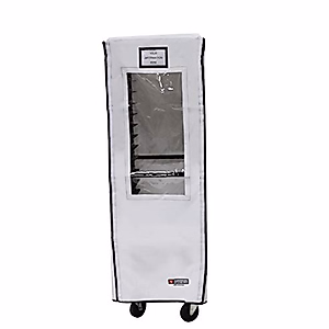 SHOPCraft Heavy Duty Bakery Single Rack Covers, Commercial Standard Rack Cover with Zipper or Velro Closure (Zipper)