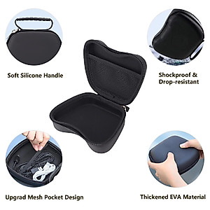 Flyekist Controller Case Compatible with Nintendo Switch Pro Controller, PS5, PS4, Xbox Controller and More Hard Protective Cover Travel Carrying Case Portable Storage Bag