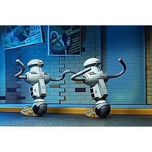 NECA Teenage Mutant Ninja Turtles Triceraton Infantryman & Roadkill Rodney 7" Scale Action Figure with Accessories